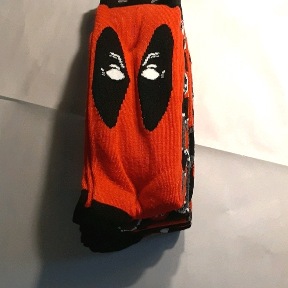 Marvel | Underwear & Socks | Nwt Marvel Deadpool 5 Pack Crew Sockd ...
